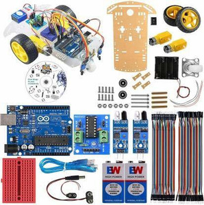 IDUINO Line Follower Robot Kit Using L293D Motor Driver Module ...