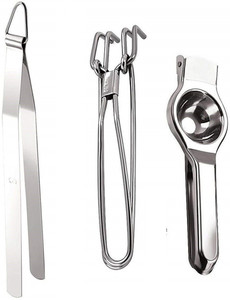 Evosys Kitchen tong set, chapati roti chimta, pakkad utensil holder ...