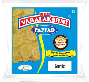 Shri Varalakshmi PAPPAD Garlic Pappad Fryums Price in India - Buy Shri ...