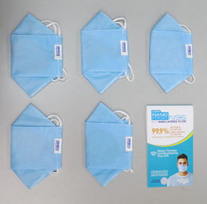 AmritaLife N96 3 Ply Nano Mask with Nano Layered Filter Surgical Mask ...