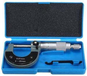 crownex Tungsten Carbide Steel Precision Micrometer 0-25mm/0.001mm ...