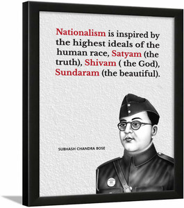 Subhash Chandra Bose Poster Frame Photo - motivational quotes frames ...
