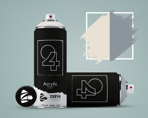 24 Acrylic Cream & Signal Grey Spray Paint 400 ml Price in India - Buy ...