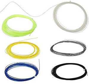 Swa Mi Badminton Racket String (Wire) Pack of 6 0.69 Badminton String ...