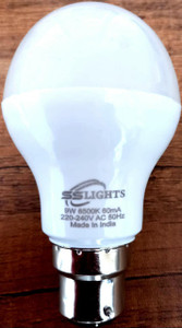 SS LIGHTS 9 W Basic Standard B22 LED Bulb Price in India - Buy SS ...