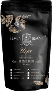 Seven Beans Coffee Company Urja Medium-Dark Roast Single Origin (Moka ...