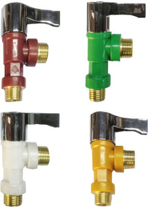 khushi sanya SANYA ANGLE VALVE MULTI COLOUR CPVC ANGLE TAP(PACK OF 4PC ...