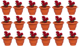 Picvel Gardening Planter 8 Inches Flower pots Indoor Outdoor Lawn Plant ...