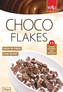 Topps Choco Flakes | High in Fiber & Low in Fat | 700g Tetrapack Price ...