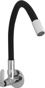 KCS Eco Brass Kitchen Sink Tap with Black Flexible Silicone Swivel ...