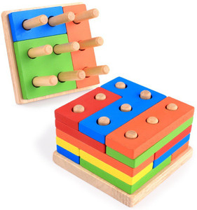 Univocean Colourful Geometric Shape Matching Toy Price in India - Buy ...