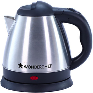 WONDERCHEF Crescent Electric Kettle, Stainless Steel Interior ...
