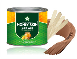 HONEY SKIN BEST COLD WAX (600G) FOR ARMS, UNDERARMS AND LEGS WITH ...