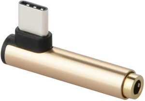 Wolfano Gold USB Type C to 3.5mm Earphone Aux/Headphone jack Connector ...