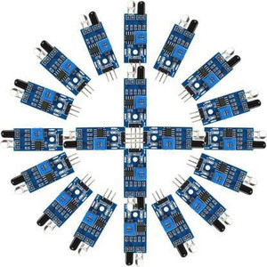 Vayuyaan 20 Pcs IR Proximity Sensor for line follower and Obstacle ...