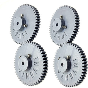 INVENTO 4pcs 3D Printed Plastic Spur Gear 50 Teeth, 1.5 Module, 78mm ...