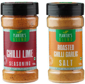 PLANTER'S BLEND Pack of 2 Chilli Lime Seasoning (100g) and Roasted ...