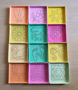rio agencies Rangoli Stencil Heavy Duty Plastic PACK OF 12 Rangoli ...