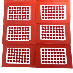 mkyash Red black bindi pack ten Forehead Red, Black Bindis Price in ...