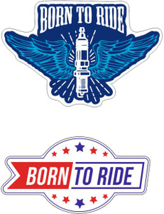 BORN TO RIDE Sticker & Decal for Bike Price in India - Buy BORN TO RIDE ...