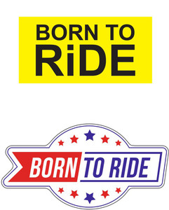 BORN TO RIDE Sticker & Decal for Bike Price in India - Buy BORN TO RIDE ...
