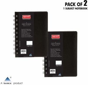 Supremo Ranka A5 Notebook Ruled 160 Pages Price in India - Buy Supremo ...