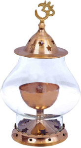 DOCTOR JAMAL BRAND Brass Akhand Diya (Gold) Brass Table Diya Price in ...