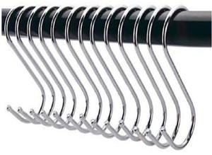 Q1 Beads Stainless Steel S-Shaped 3-inch S Hooks Hanger for Kitchen ...