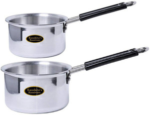 Kanshita's Rasoiware Aluminium Tea Pan/Sauce Pan with Black Handle 350 ...