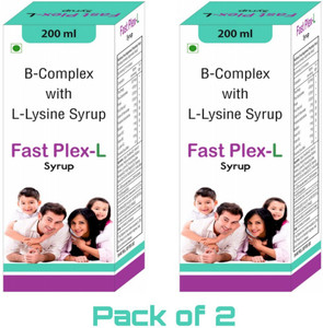 Healfast Fast Plex -L Syrup|B-Complex & L-Lysine To Improve Energy ...