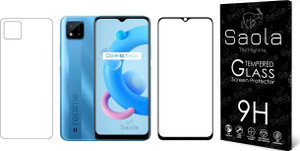saola Front and Back Tempered Glass for Realme C20 - saola : Flipkart.com