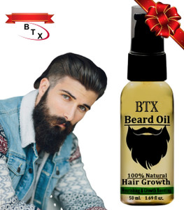 BTX Beard Growth Oil - 50ml - More Beard Growth, With Redensyl, 8 ...
