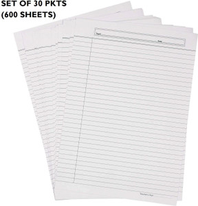 Flipkart.com | Yushuu One side ruled other side blank sheet Interleaf ...