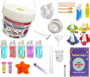 Yellow Nuts Chemistry Lab Science Kit For Kids Girls and boys Age 6 7 8 ...