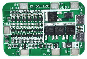 electrolight 6S 12A 24V PCB BMS Protection Board For 6 Pack 18650 Li ...