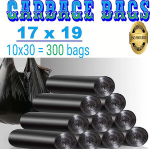 Elegant E_10R_Black_300(units) Medium 12 L Garbage Bag Pack Of 300 ...