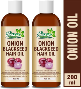 Cesaro Organics Premium Onion Oil for hair growth and skin care -200 ml ...