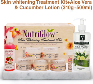 NutriGlow Combo : Skin Whitening Treatment Facial Kit (310 gm ...