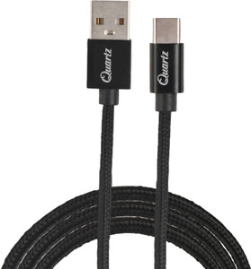 Quartz USB Type C Cable 1 m C_TYPE_DATA_CABLE_BLACK - Quartz : Flipkart.com