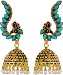 Flipkart.com - Buy CRUNCHY FASHION Gold Plated Meenakari Beautiful Blue ...