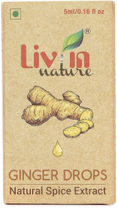 LIV IN NATURE Ginger Drops (Adarak) Highly Concentration 2 Drops of ...