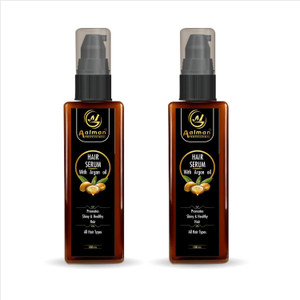 Aalman Professional Combo Of 2 Hair Serum With Argan Oil(100ML+100ML ...
