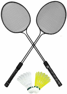 JTC Badminton Racket (Set of 2) + 2 Shuttle Badminton Kit - Buy JTC ...