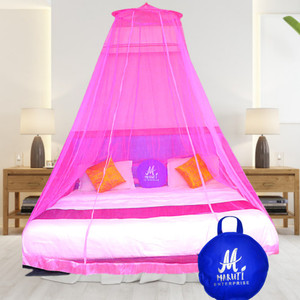 Maruti Enterprise Double bed(Round) machardani Polyester Washable ...