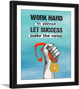 Motivational Quotes Wall Frames for Study Room - Student Quotes Frame ...