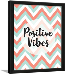 Positive vibes wall frame - Positive Quotes Frames - Positive Quotes ...