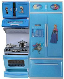 Tenmar Frozen Modern Kitchen Set Modular Kitchen Play Set with Cooking ...