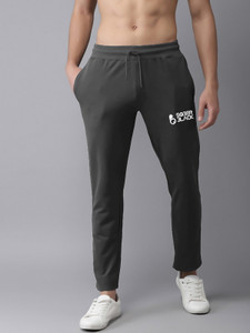 SOBER BLACK Solid Men Grey Track Pants - Buy SOBER BLACK Solid Men Grey ...