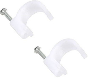 Skc Wire Fastener Circle Cable Clips with 8 mm Diameter, Set of 100 ...