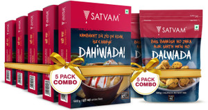 Satvam Dahi Wada Instant Mix (5*500g) + Dalwada Instant Mix (5*500g ...